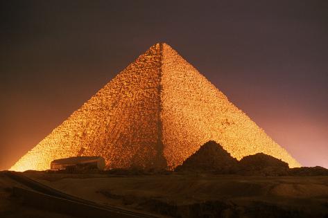 'Pyramid of Cheops at Night' Photographic Print - Roger Ressmeyer ...