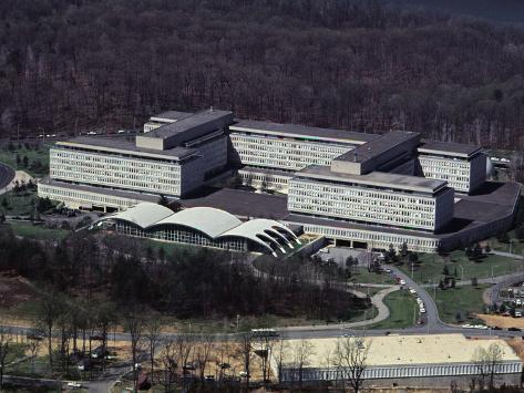 'Aerial View of CIA Building' Photographic Print - | AllPosters.com