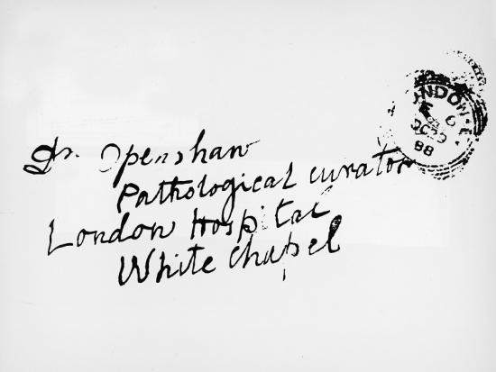 'A Sample of the Handwriting of Jack the Ripper from One of the ...