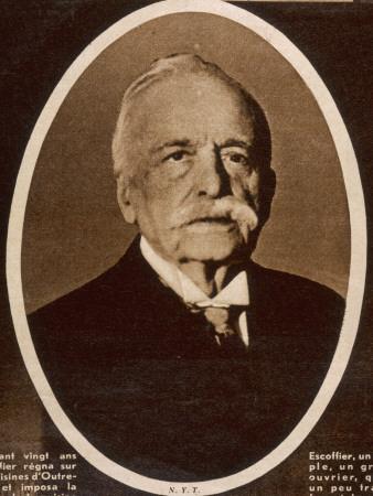 'Auguste Escoffier French Chef' Photographic Print - | AllPosters.com