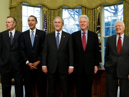'President-elect Barack Obama with All Living Presidents, January 7 ...