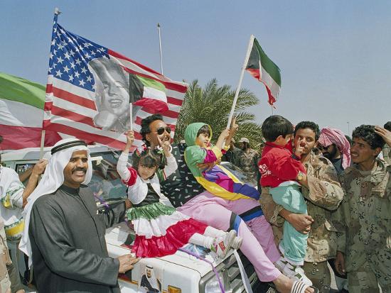 'Gulf War Kuwait Liberation' Photographic Print - J. Scott Applewhite ...