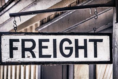 'Freight Sign' Photographic Print - Kathy Mahan | AllPosters.com