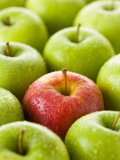 'One Red Apple Among Green Apples' Photographic Print - Greg Elms ...