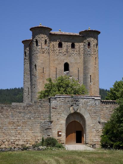 'France, Arques Castle, Donjon (Keep) and Gate' Photographic Print ...