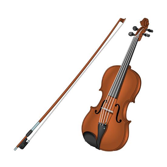 'Violin and Bow, Stringed Instrument, Musical Instrument' Posters ...