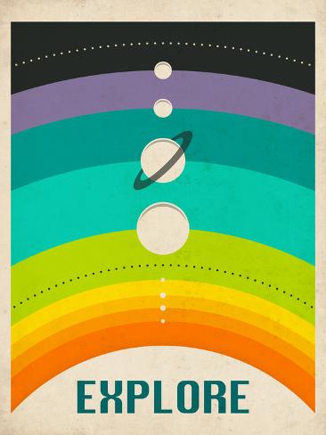 'Solar System' Posters - Jazzberry Blue | AllPosters.com