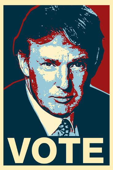 'Donald Trump Vote Art Poster Print' Prints | AllPosters.com