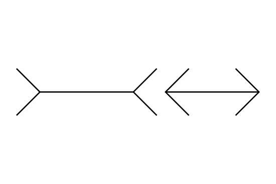 'Muller-Lyer Illusion' Photographic Print - Science Photo Library ...