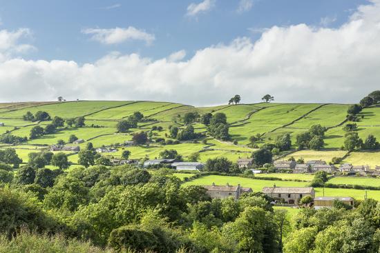 The remote village of Thoralby in Wensleydale, The Yorkshire Dales ...