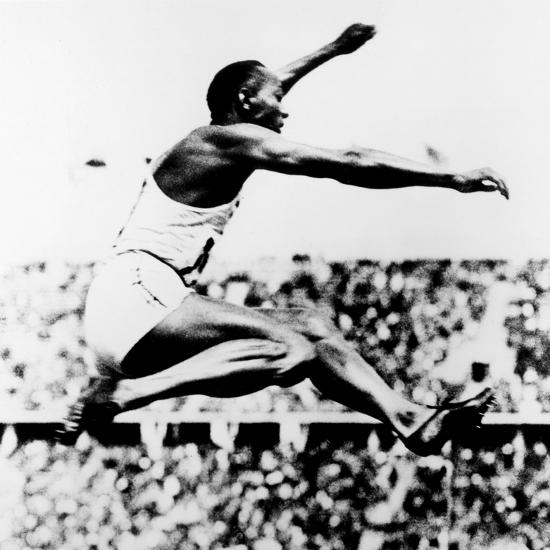 'Jesse Owens, Winner of 4 Gold Medals at 1936 Olympics in Berlin' Photo ...
