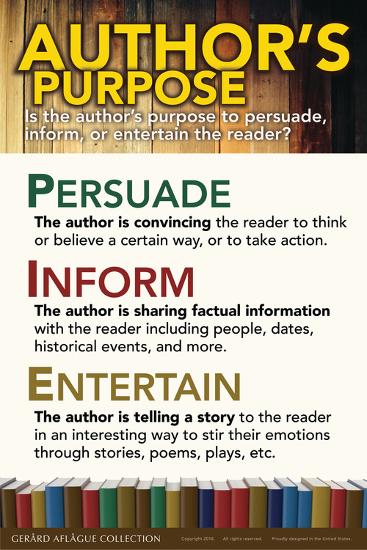 'Author's Purpose' Posters - Gerard Aflague Collection | AllPosters.com