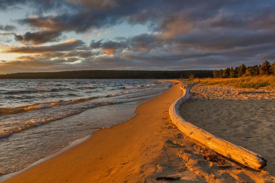 'Dramatic sunset at Sand Point, Pictured Rocks National Lakeshore ...