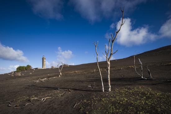 'Portugal, Azores, Faial Island. Capelinhos volcanic eruption site ...