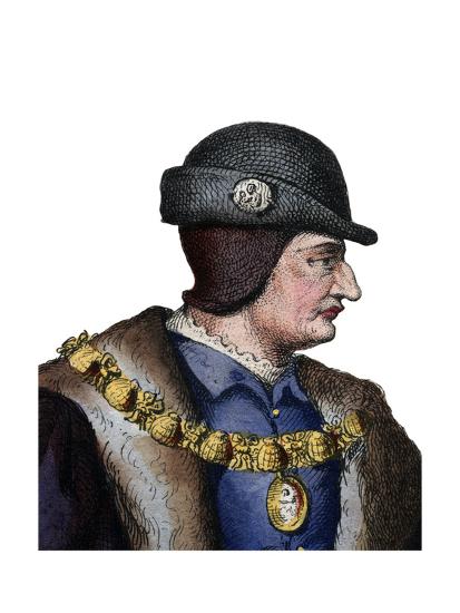 'Portrait of Louis XI of France (1423-1483), King of France' Giclee ...