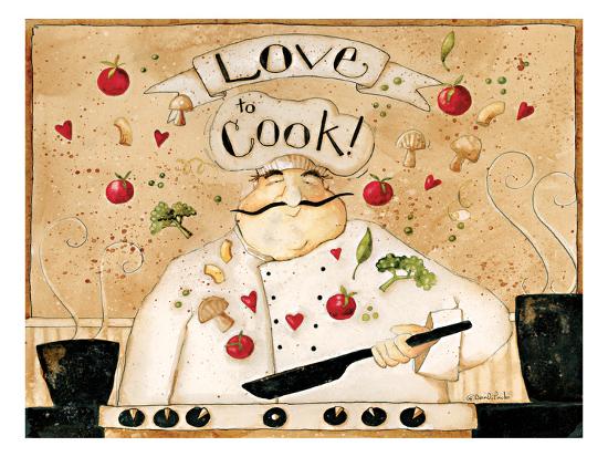 'Love To Cook' Posters - Dan Dipaolo | AllPosters.com