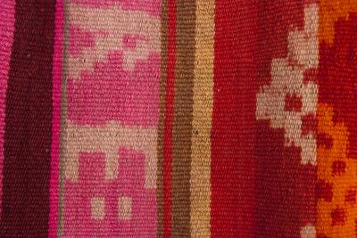 'Argentina, traditional, colorful textile, handmade.' Photographic ...