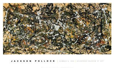 'Number 8, 1949' Art - Jackson Pollock | AllPosters.com