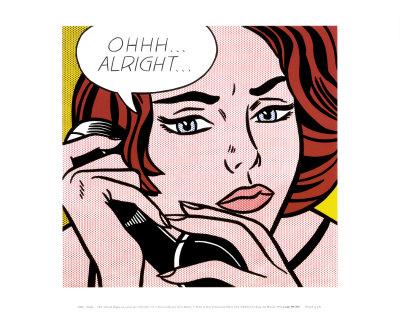 'Ohhh...Alright..., 1964' Posters - Roy Lichtenstein | AllPosters.com