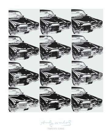 Twelve Cars, 1962 Prints - Andy Warhol | AllPosters.com