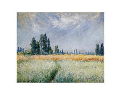 Wheatfield, 1881 - Claude Monet | AllPosters.com