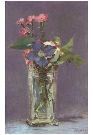 Edouard Manet (Still Life with Flowers) Art Poster Print Photo ...