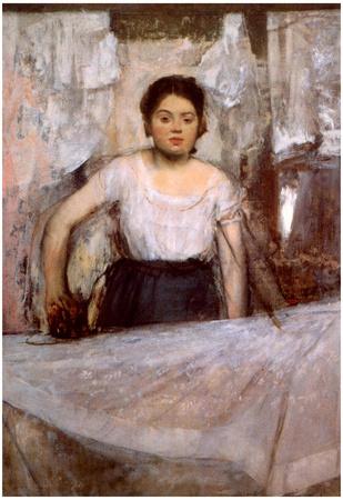 Edgar Degas Woman Ironing Art Print Poster Prints | AllPosters.com
