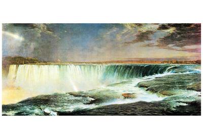 'Frederick Edwin Church Niagara Falls Art Print Poster' Posters ...