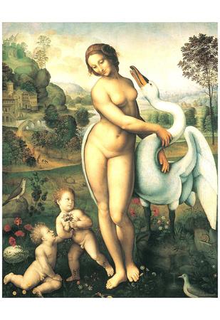 'Leonardo Da Vinci (Leda and the Swan) Art Poster Print' Posters ...