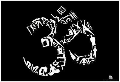 'Om Yoga Poses Poster' Posters | AllPosters.com