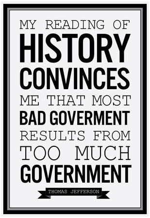 Too Much Government Thomas Jefferson b/w | AllPosters.com