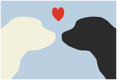 'Blue Puppy Love' Posters - Avalisa | AllPosters.com