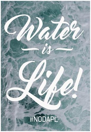 Water Is Life - Ocean Beach | AllPosters.com