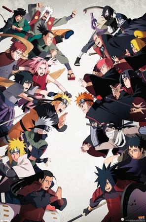 'Naruto Shippuden - Face-Off' Posters | AllPosters.com