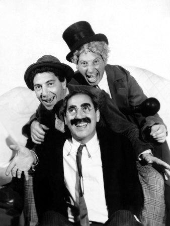 The Marx Brothers Pose for a Publicity Portrait During Production of a ...