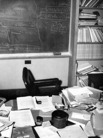 Albert Einstein's Study at the Institute for Advance Study at Princeton ...