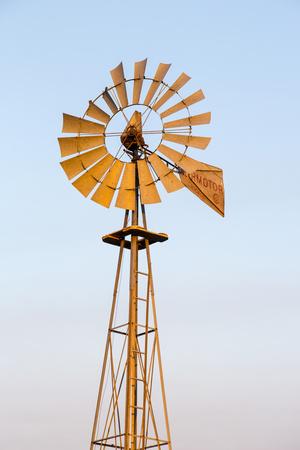 Old Windmill at Sunset Near New England, North Dakota, USA Photographic ...