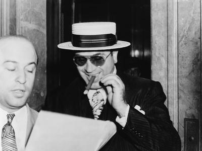 'Al Capone, with a Big Smile, Leaving Federal Building in Miami ...