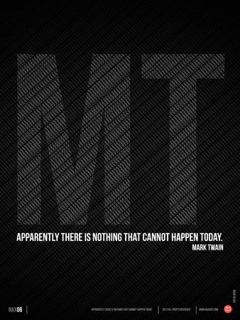 Mark Twain Quote Poster - NaxArt | AllPosters.com