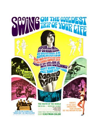 MONDO MOD, poster art, 1967 | AllPosters.com
