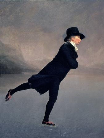 The Reverend Robert Walker Skating on Duddingston Loch, 1795 Giclee ...