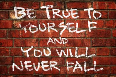 'Be True To Yourself And You Will Never Fall Music Poster' Posters ...