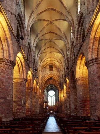 'Interior of St. Magnus Cathedral, Kirkwall, Mainland, Orkney Islands ...