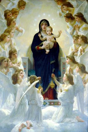 'William-Adolphe Bouguereau The Virgin With Angels' Prints - William ...