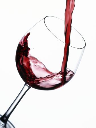 'Pouring Red Wine into Wine Glass' Photographic Print - Steve Lupton ...
