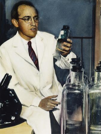 Jonas Salk (1914-1995) Photographic Print | AllPosters.com