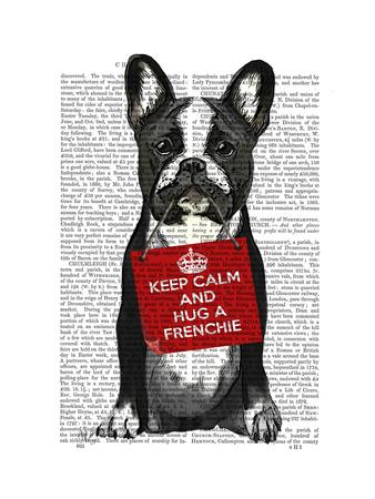 'Hug a Frenchie' Poster - Fab Funky | AllPosters.com
