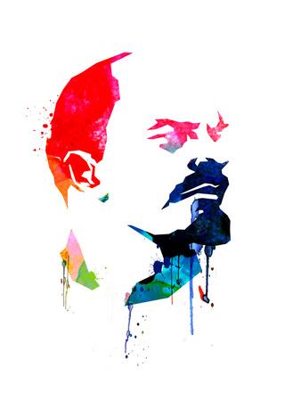 'Lenin Watercolor' Prints - Lora Feldman | AllPosters.com