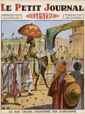 'Haile Selassie (Also Known as Ras Tafari) is Crowned Emperor' Giclee ...