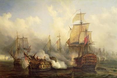 'The Redoutable at Trafalgar, 21st October 1805' Giclee Print - Auguste ...
